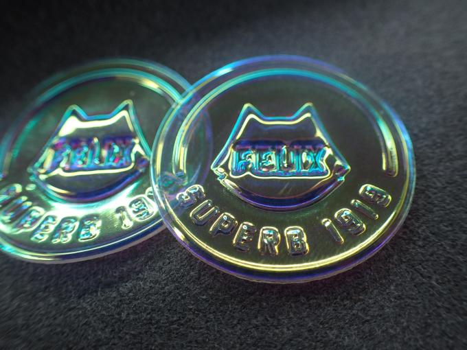 Hologram Embossed TPU Custom Cloth Patches outwear patch